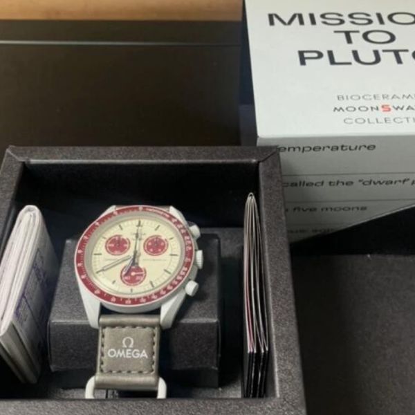 New OMEGA x Swatch MoonSwatch Mission to PLUTO Moon Watch -With Box #11 ...