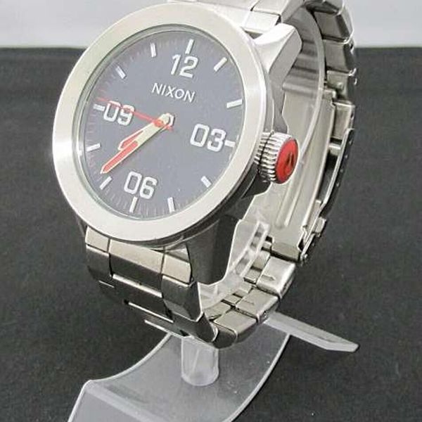 NIXON THE PRIVATE Quartz Men's Watch Navy Dial Analog Stainless Steel ...