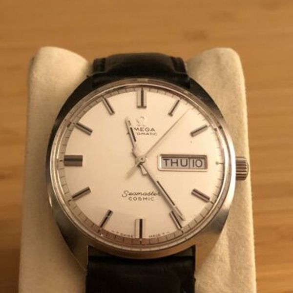 Vintage Omega Seamaster Cosmic 166036-TOOL 107 Automatic Men's Day Date Watch | WatchCharts ...