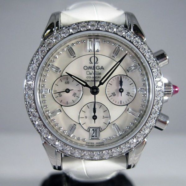 FS: Omega De Ville Co-Axial Ladies Diamonds MOP Dial 35mm | WatchCharts ...