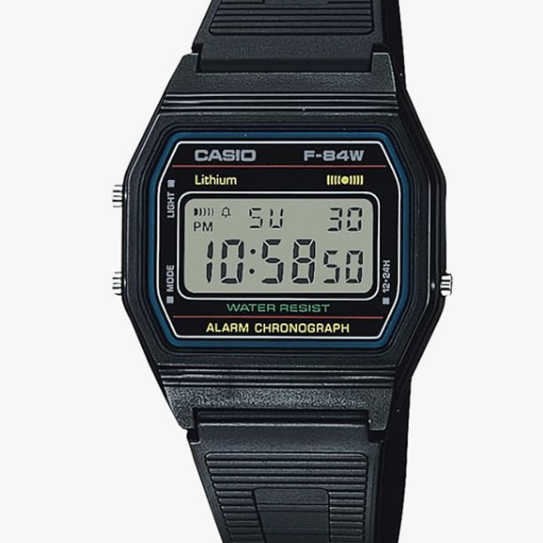 Casio F84W1 Black Men's Watch - F-84W-1QJH JDM model | WatchCharts ...