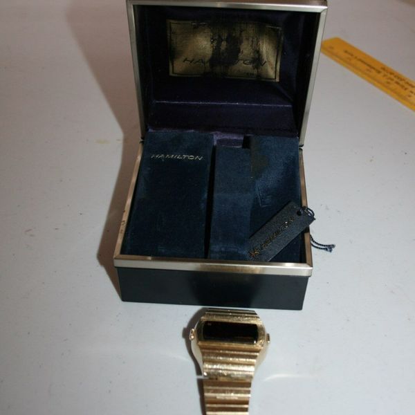 Vintage Hamilton LED Computer Digital Watch w/ Box | WatchCharts ...
