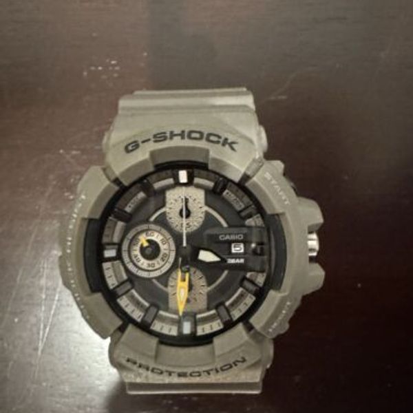 Casio GAC-100 / 5277 G-Shock Men's Grey Gray Analog Watch With New ...