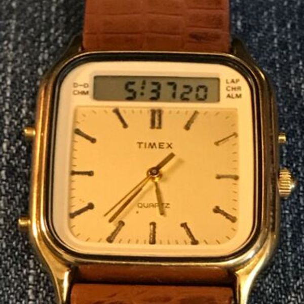 Timex V Cell (EUC) LCD Digital & Analog Watch From The 1970s | WatchCharts