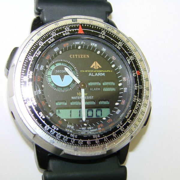 Citizen 8945-087836 Wingman Digi-Ana Alarm Chronograph japan 1980 | WatchCharts Marketplace