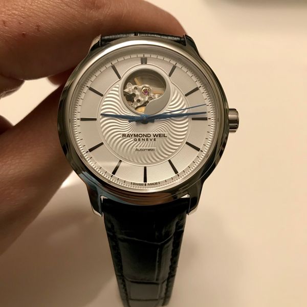 LNIB Raymond Weil Maestro open balance wheel - 2227-STC-65001 ...