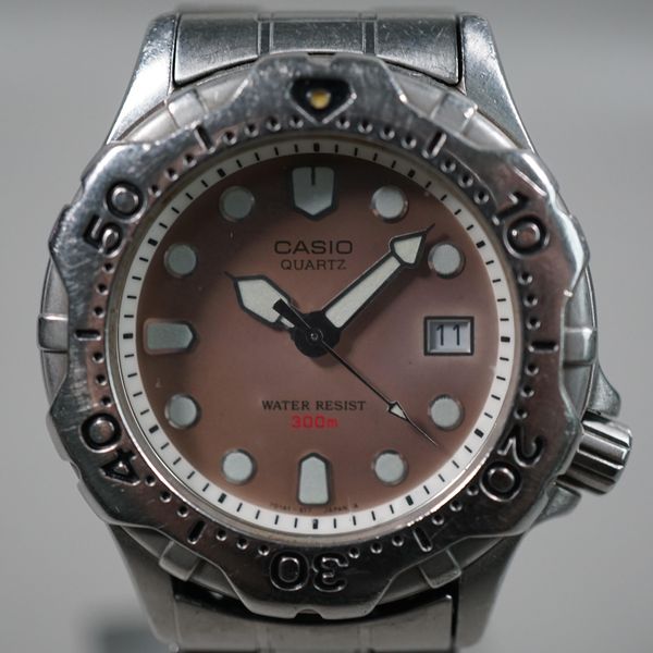 [WTS] Vintage 1999 Casio MDP-801 Brown Dial 300M Quartz Watch - $90 ...