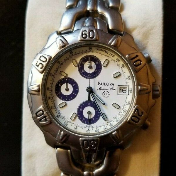 Titanium Bulova Marine Star Chronograph (96B11) | WatchCharts Marketplace