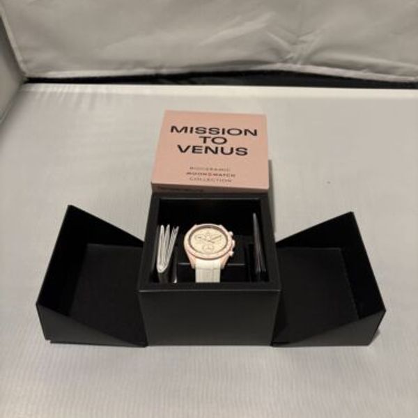 Omegaâ x Swatch Mission to Venus Watch Quartz Bioceramic Watch ...