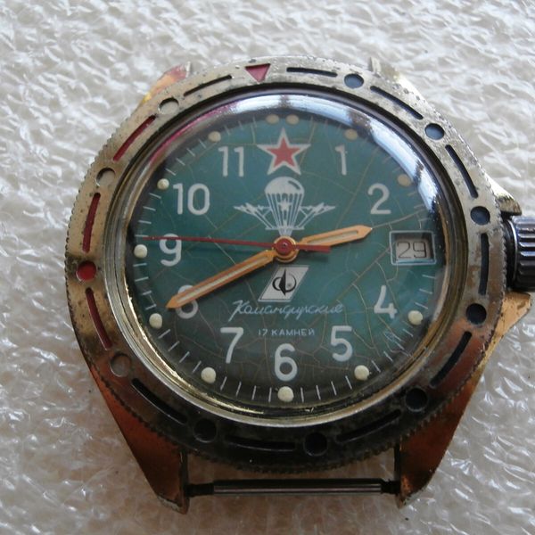 Vintage Watch VOSTOK WOSTOK KOMANDIRSKIE, SOVIET/USSR, RUSSIA ...