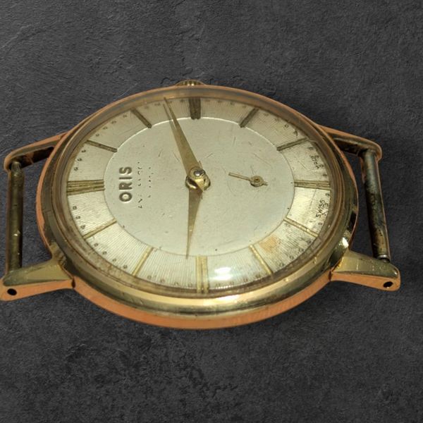 Vintage Oris Gold Plated Mens Watch 15 Jewels Swiss Made Working ...