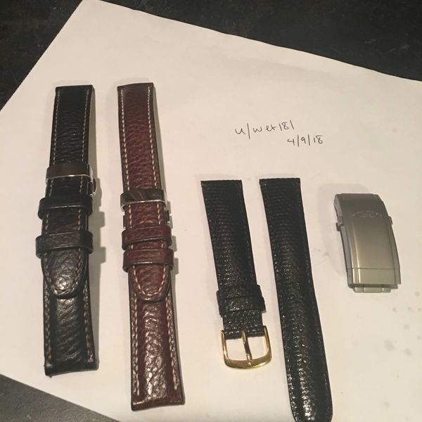 [WTS] Various Straps and Deployant | WatchCharts