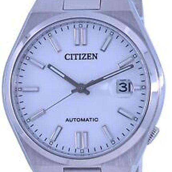 Citizen White Dial Stainless Steel Automatic NJ0150-81A Men's Watch ...