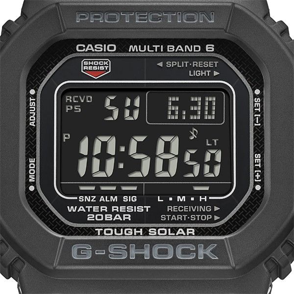 Casio G-SHOCK GW-M5610UBC-1JF Men's Solar Radio Digital Blacked-Out ...
