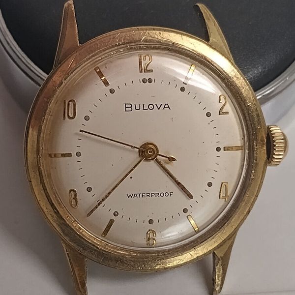 Vintage Bulova Swiss Watch Gold Tone 11ALC 1964 - Runs - Project ...