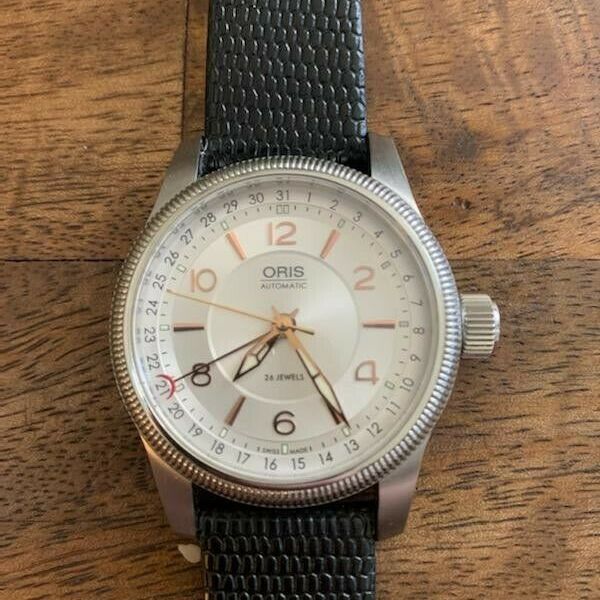ORIS Big Crown pointer date Ref. 7628 -40 automatic white dial ...