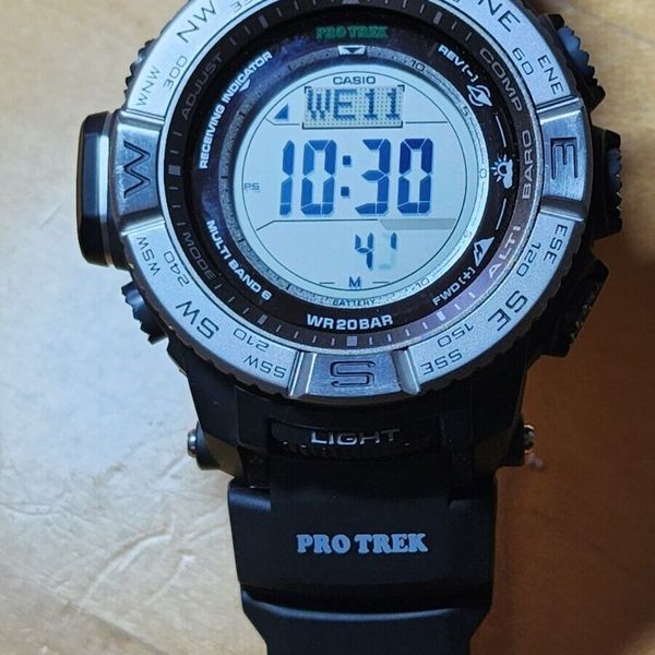 Casio Protrek Tough Solar Triple Sensor Atomic Watch PRW3500 ...