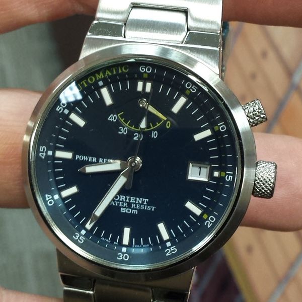 REDUCED: NOS Orient Power Reserve Military Watch - $100 | WatchCharts