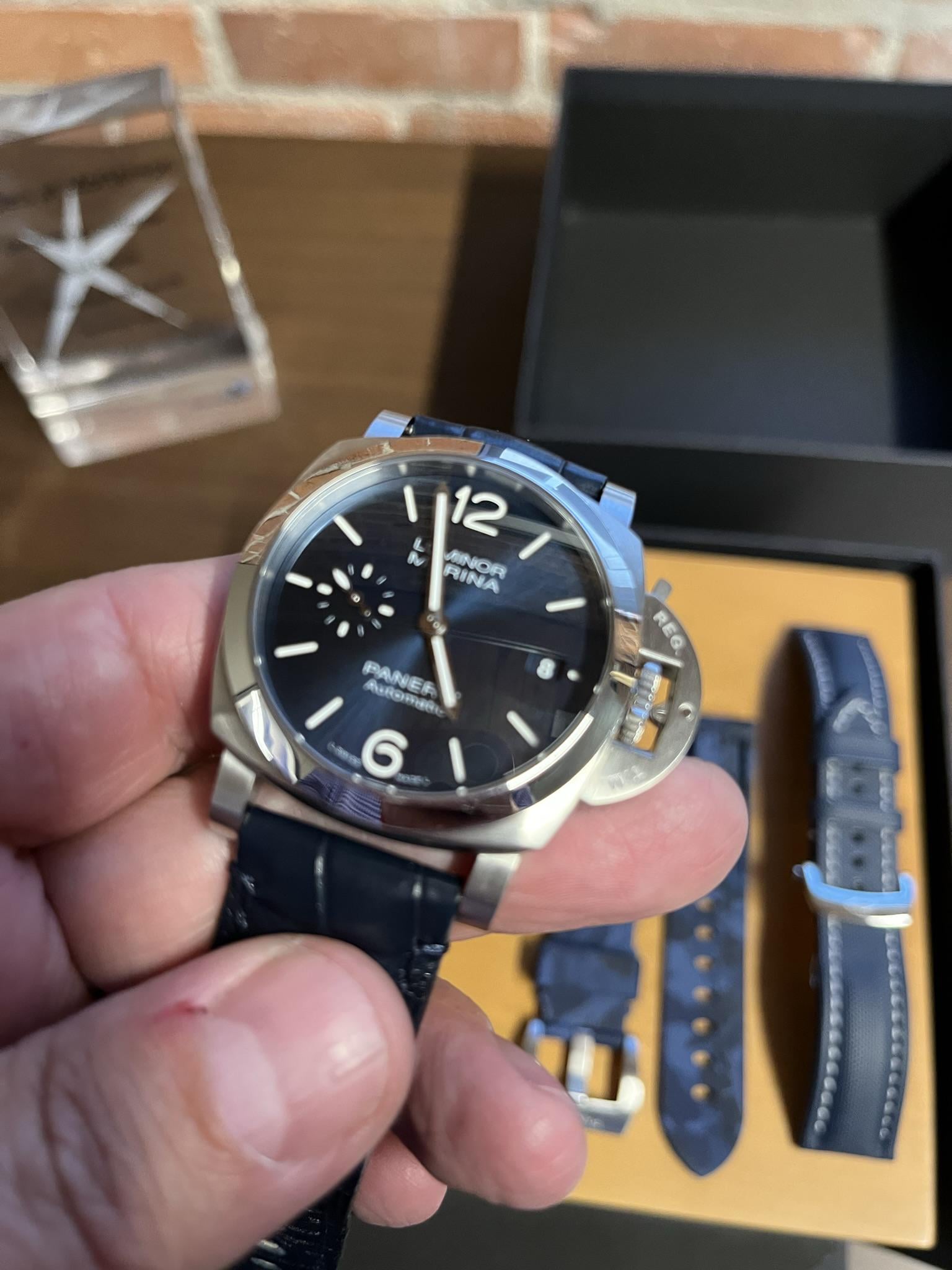 [WTS] Panerai Luminor Marina Quaranta Automatic 40mm Steel Watch PAM ...