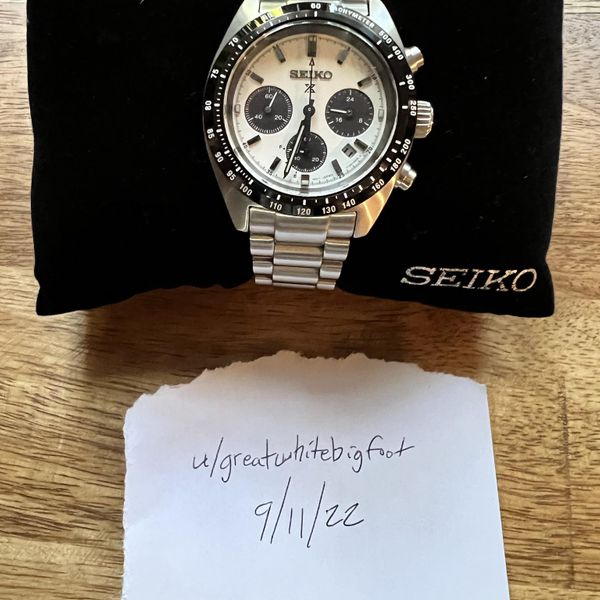 [WTS] Seiko Prospex SSC813 Solar Panda Chronograph “Seitona” | WatchCharts