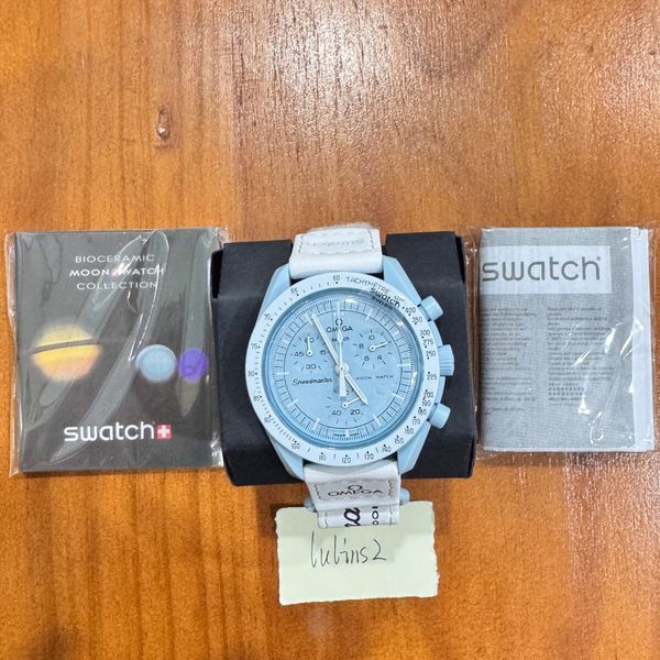 SWATCH Speedmaster Moonswatch Mission To Uranus | WatchCharts Marketplace