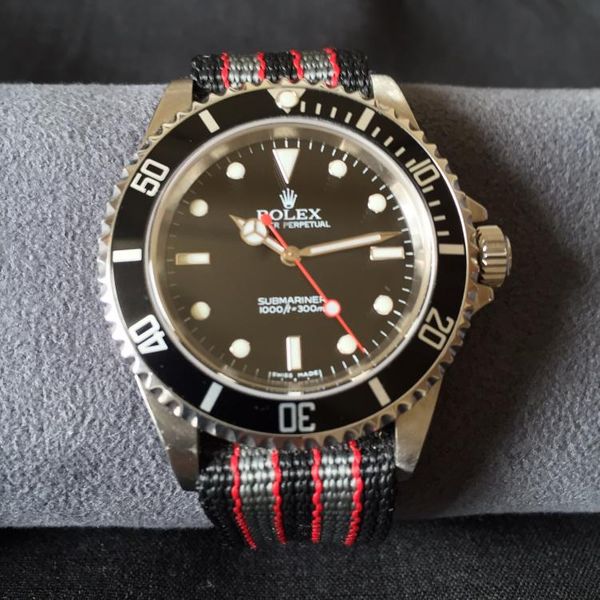 FS - Rolex 14060M Z Series Two Line Submariner with Modified Red Second ...