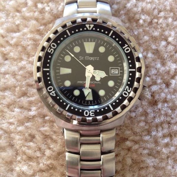 Momentum/St. Moritz Superstorm 500M Dive Watch - $125 | WatchCharts