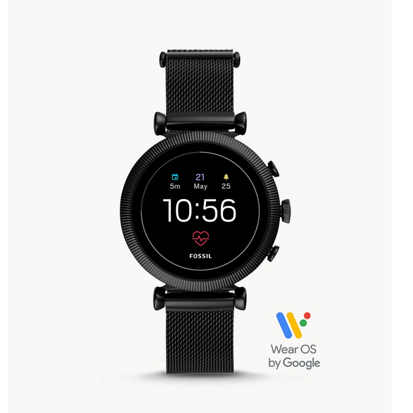 New without tag | Fossil DW7F2 Gen 4 Smartwatch Black Stainless Steel ...