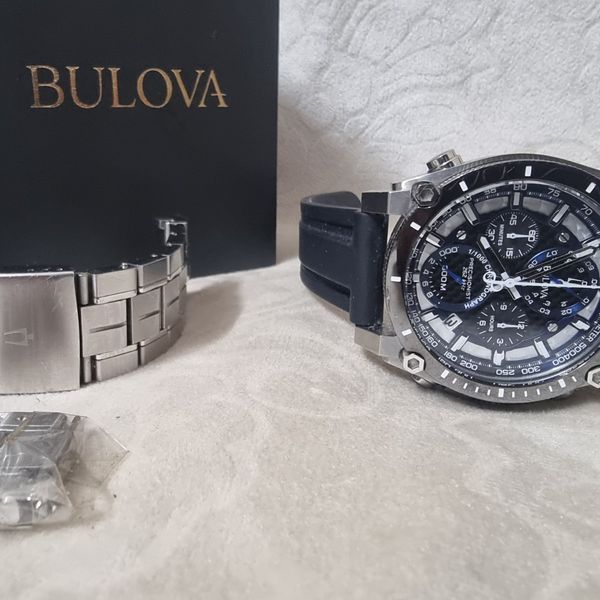 Bulova Precisionist mens watch 98B316 | WatchCharts Marketplace