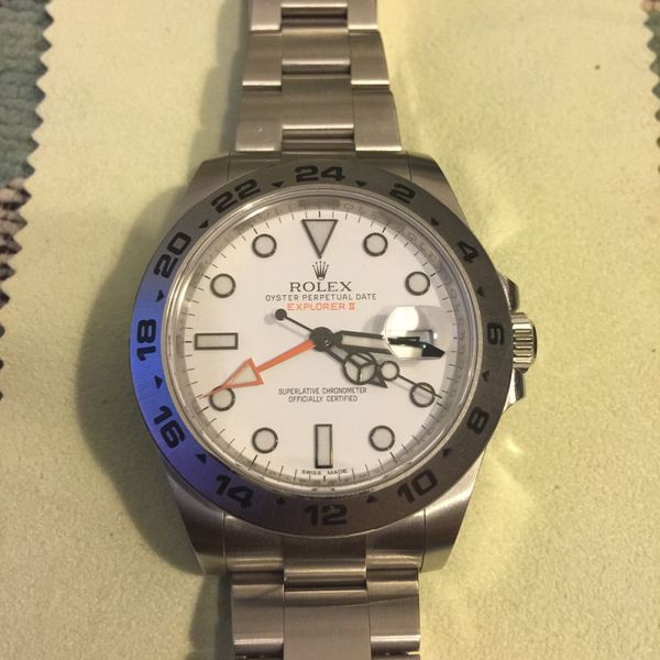 Rolex Explorer II 216570 Polar FS or Trade also Breitling Aerospace Evo ...