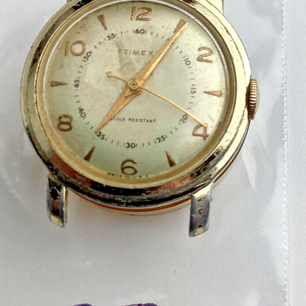Vintage 1956 Timex Mercury BGSM Mechanical Watch for Parts Repair READ ...