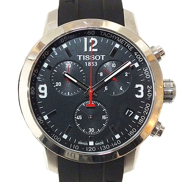 TISSOT Tissot PRC200 Chronograph T055417A Quartz Watch Men's [Pawn Shop Kantei Bureau Yokohama ...