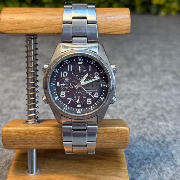 Casio Oceanus OCW5201 Wave Ceptor Titanium Solar Radio Controlled Men's ...
