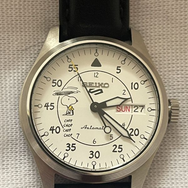 Seiko 5 Sports Snoopy Peanuts 'Parachute' Limited Edition SRPK27K1 Full ...