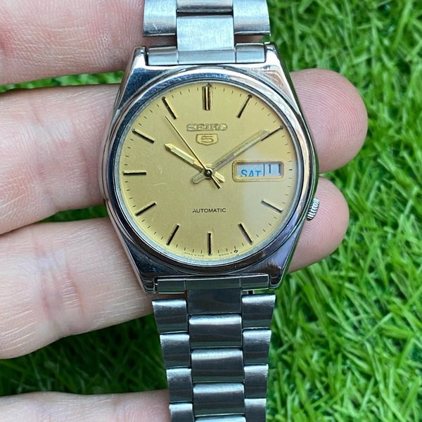 Seiko 5 Japan 7009 Automatic Movement 17 Jewels Men's Wristwatch ...