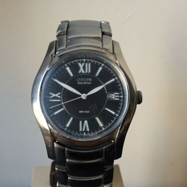 Citizen - Men’s Eco-Drive Stainless Steel Sports Watch (Model E111 ...