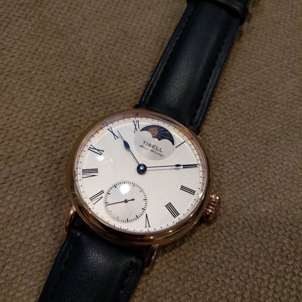 Tisell Rose Gold (Sun & Moon indicator) | WatchCharts Marketplace