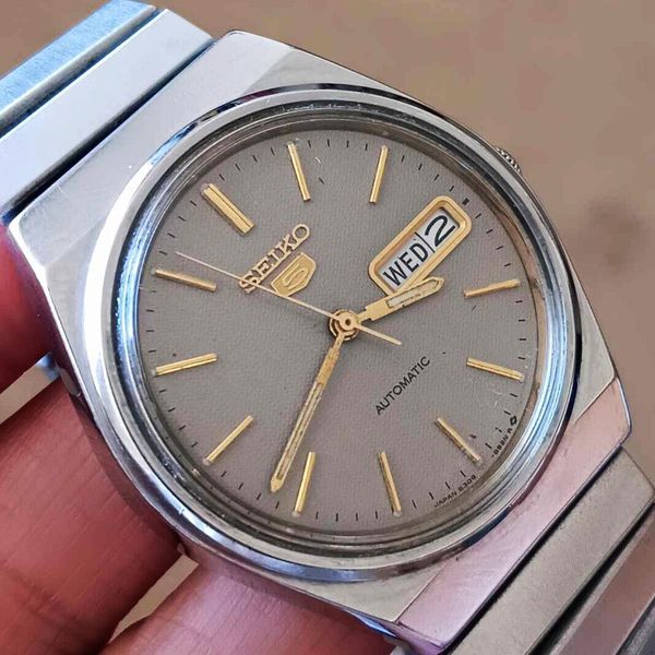 Vintage Seiko 5 automatic Grey dial watch 17 jewels Cal 6309 | WatchCharts Marketplace