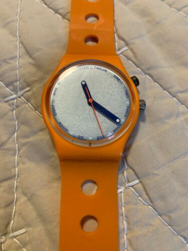 Vintage Swatch 2000 Watch GO900 Orange Ticket Loomi | WatchCharts