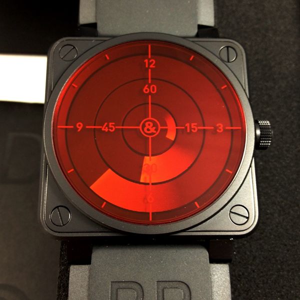 FS: BELL AND ROSS RED RADAR L.E. / RADAR DIAL / 46MM / BRAND NEW ...