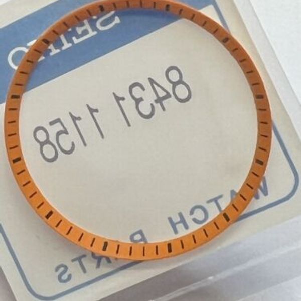 Seiko dial chapter ring SKX011 Orange color 7S26-0020 series Part 8431 ...