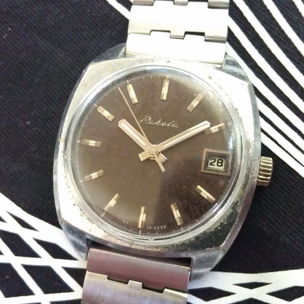 Rare Vintage USSR Raketa 2614.H 19 Jewels Mechanical Men's Russian ...