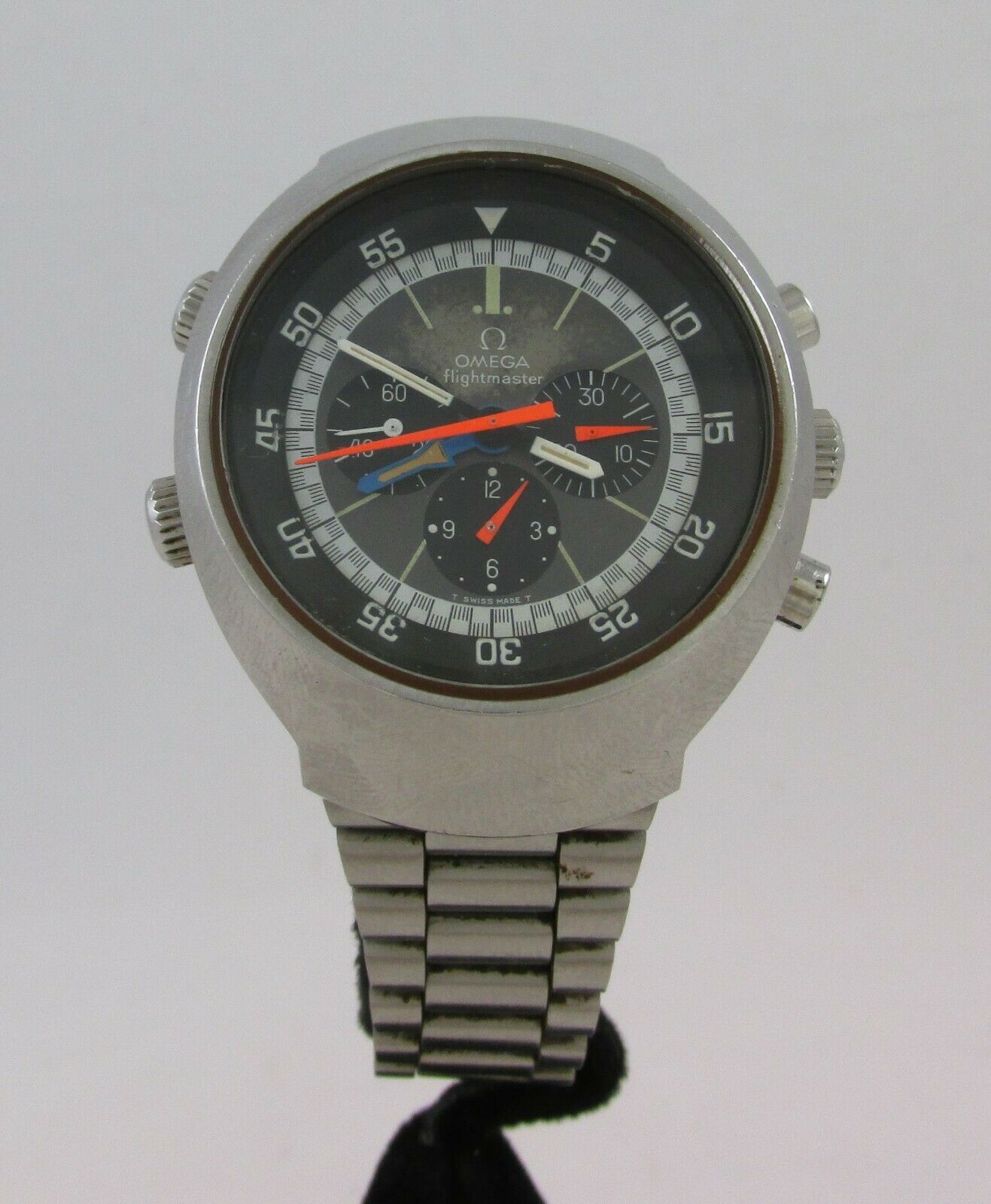 VINTAGE OMEGA FLIGHTMASTER CAL. 911 MANUAL WIND CHRONOGRAPH WATCH REF ...