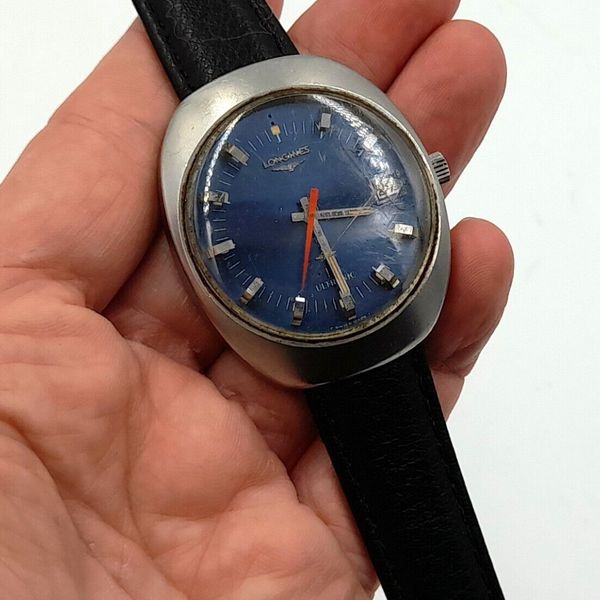 Watch Longines Ultronic Quartz Blue Dial / Date | WatchCharts Marketplace
