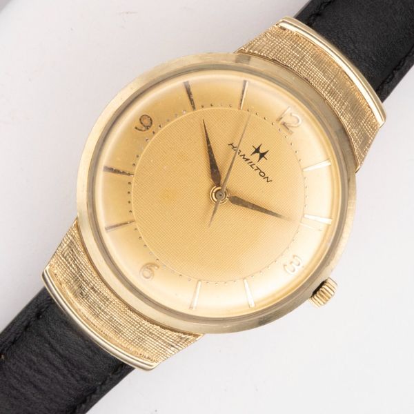 Vintage Hamilton 10K Gold Filled Wristwatch, Runs & Keeps Time ...