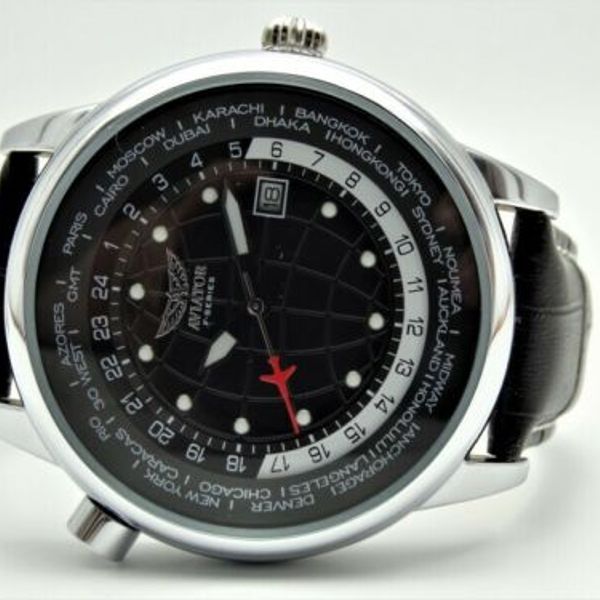 Aviator AVW6975G354 F-Series Pilot's Watch Mens Quartz Pilot Watch ...