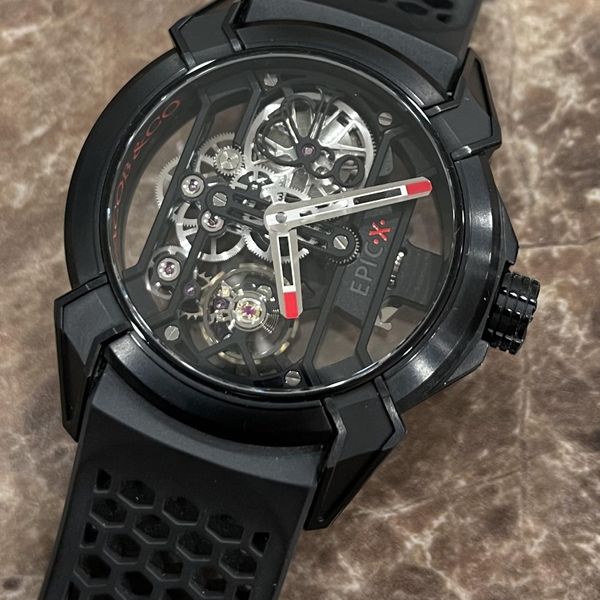 FS: Jacob and Co. Epic X Skeleton Black Titanium | WatchCharts Marketplace