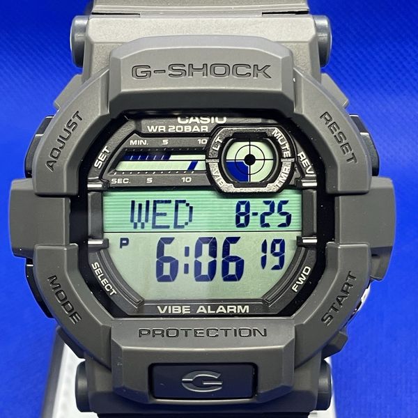 NEW Casio G-Shock GD350-8WT Men Watch Digital Dial LED Grey Resin Strap ...
