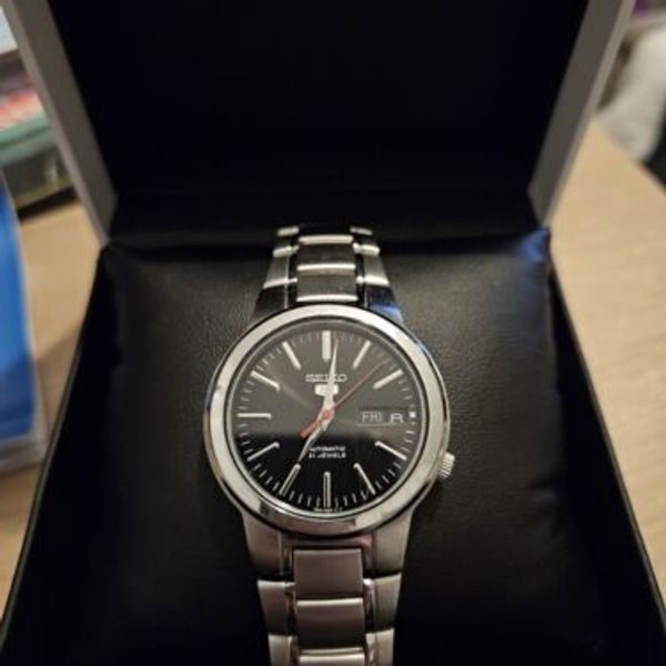 Seiko 5 Sports Men's Black Watch - SNKA07 | WatchCharts Marketplace