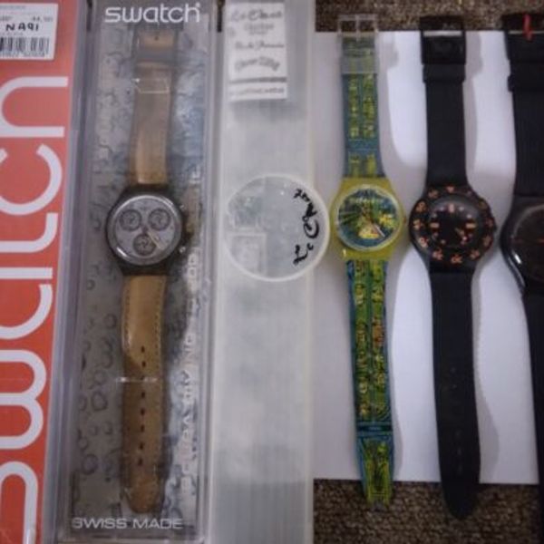 Swatch Joblot Watch Vintage Scuba Bundle Collection Plus Le Chat Watch ...